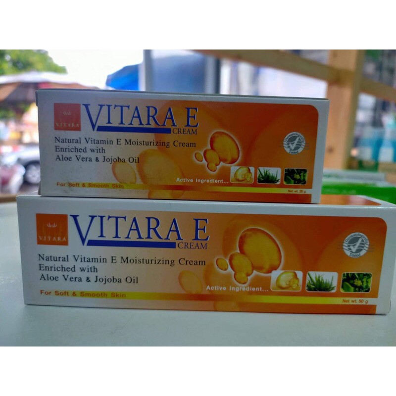 Vitara E cream ไวทาร่า ครีมขนาด 50กรัม/25กรัม | Shopee Thailand