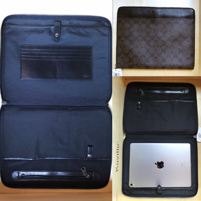 Coach Tech case canvas ใส่Ipadได้ | Shopee Thailand