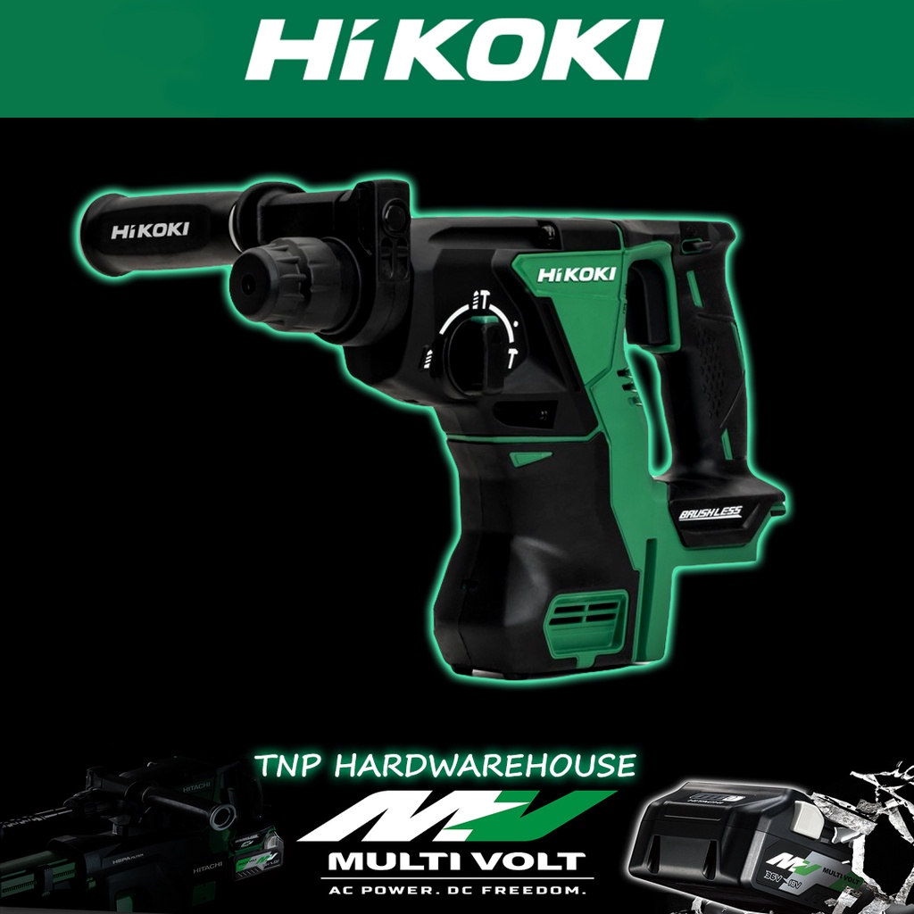 HIKOKI สว่านโรตารี่ไร้สาย 3 ระบบ 18V. MAX รุ่น DH18DBL มอเตอร์Brushless ...