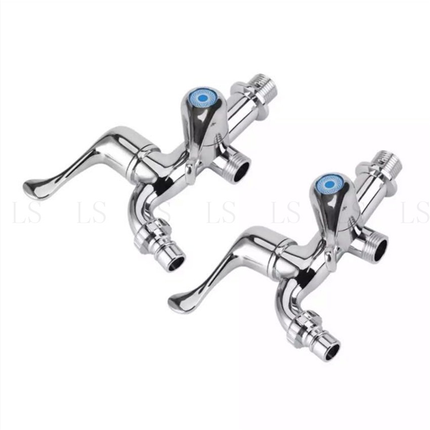 ABS Washing Machine Faucet Sink Basin Water Tap with Double Spout ...