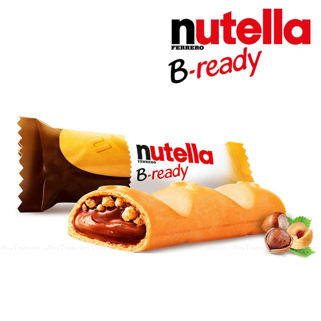Nutella B-ready นูเทลล่า B-ready แบ่งขายเป็นชิ้น หมดอายุ 7/2022,9/2022 ...