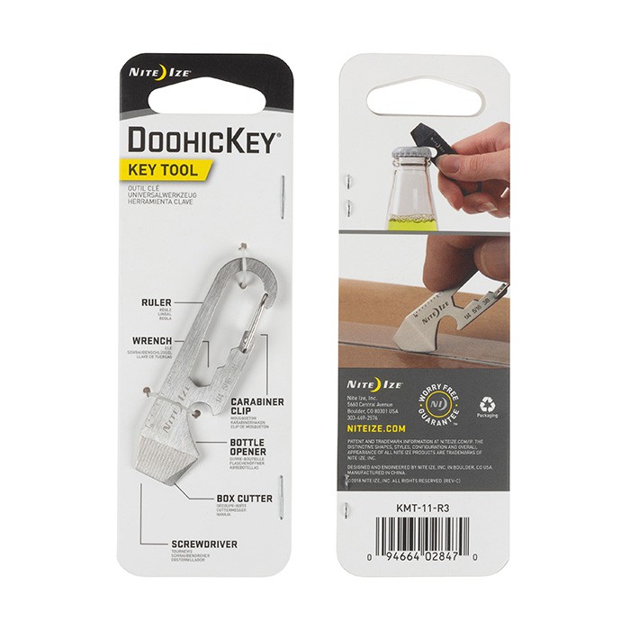 กุญแจเครื่องมือเอนกประสงค์ NiteIze DOOHICKEY - KEY TOOL Stainless (Nite ...
