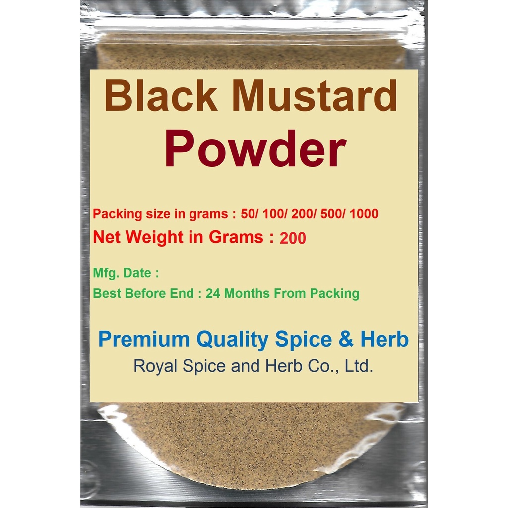 #Black Mustard Powder,200 Grams | Shopee Thailand