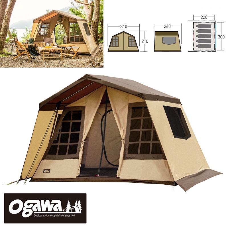Tent Ogawa Type52R รุ่น PU และ TC สินค้าพร้อมจำหน่ายในไทย 🇹🇭 | Shopee Thailand