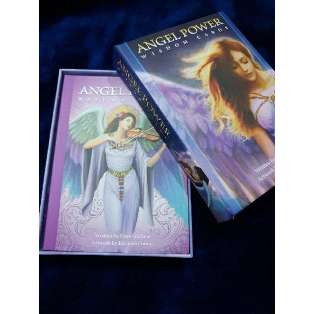 {ไพ่แท้ลิขสิทธิ์} ไพ่ออราเคิลชุด ANGEL POWER WISDOM CARDS พร้อมส่ง ...