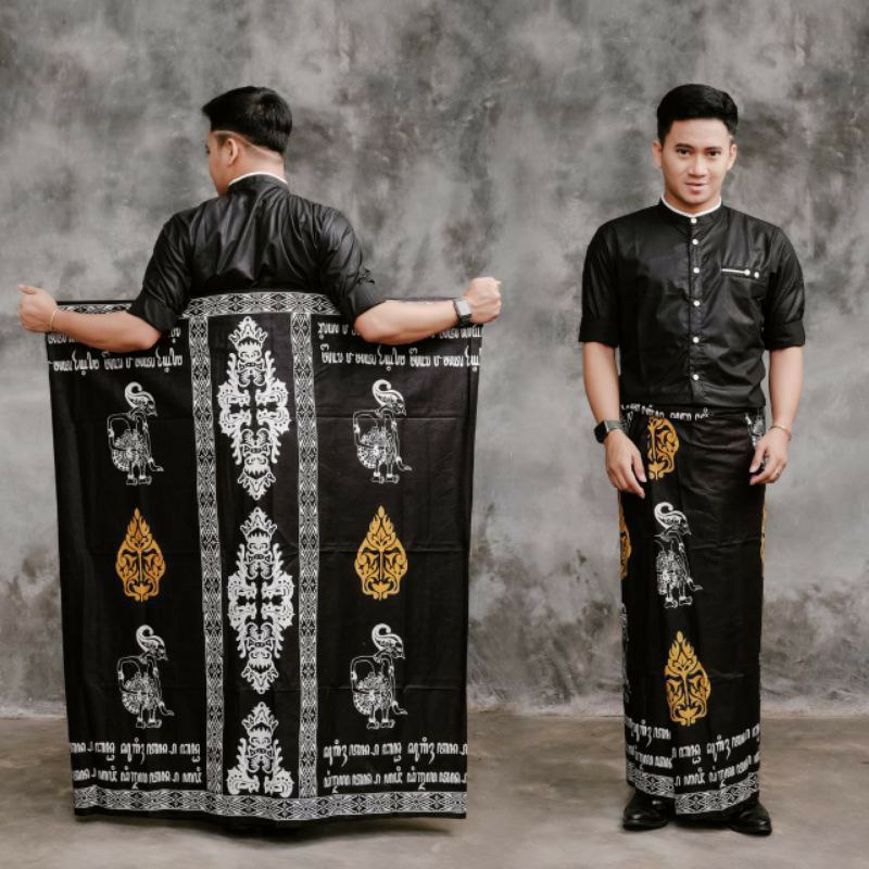 Sosro Kartono Semar/sosrokartono Arjuno หุ่น motif ผ้าบาติก ผ้าซิ่น ...