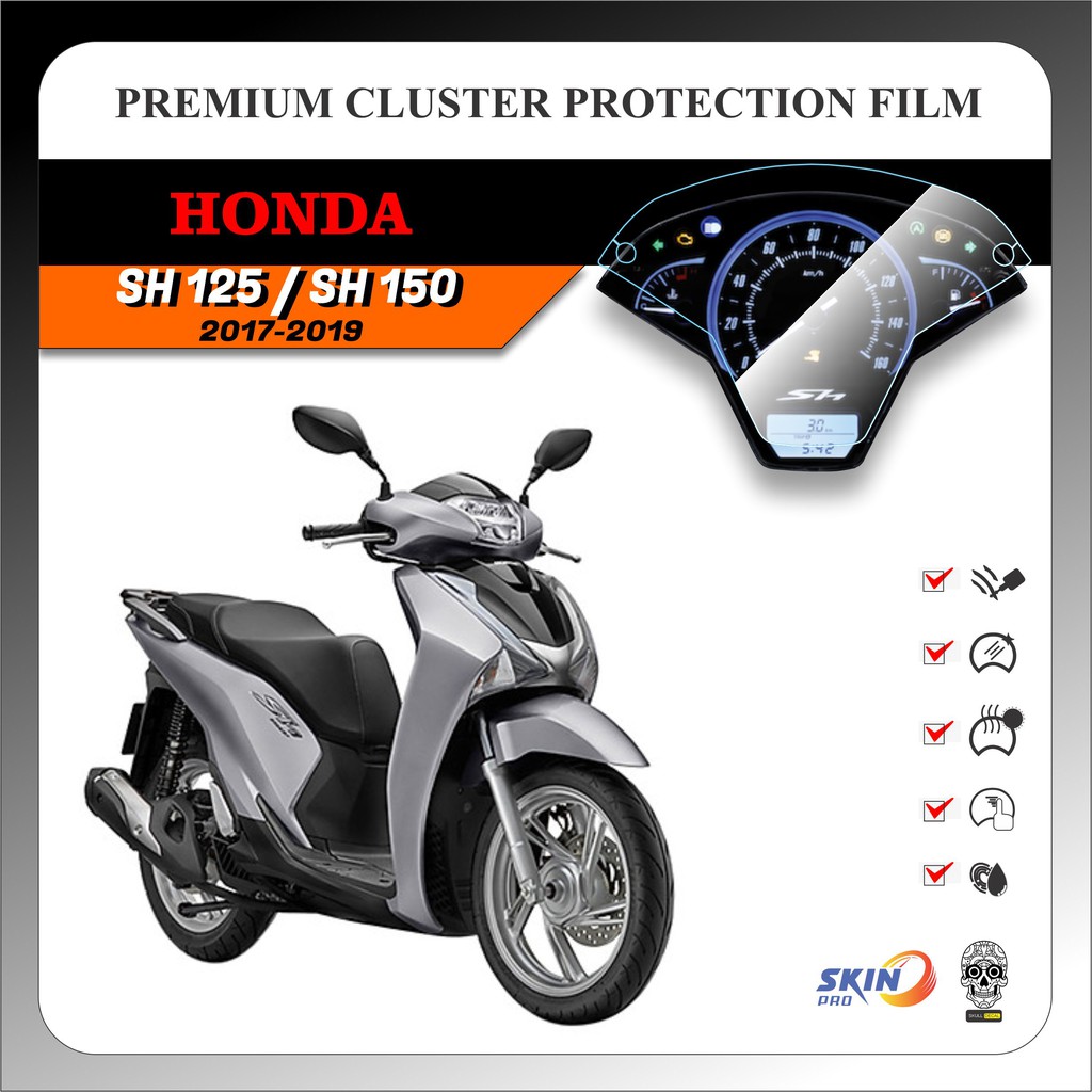 สติ๊กเกอร์ Ppf ปกป้องหน้านาฬิกาของ SH 2017 2018 2019 - HONDA SH150I ...