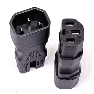 Adapter แปลงหัวเสียบ AC Universal IEC320 C14 to C15 Convert Connector ...