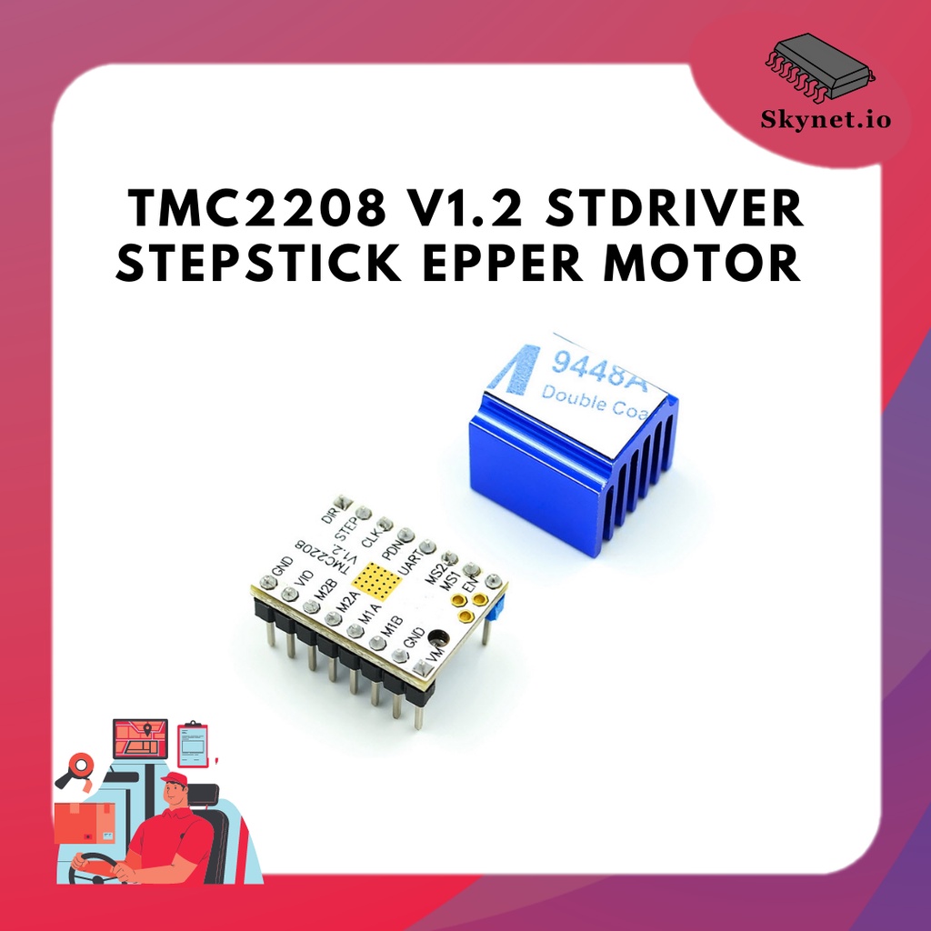 TMC2208 V1.2 Stepper Motor Driver StepStick | Shopee Thailand