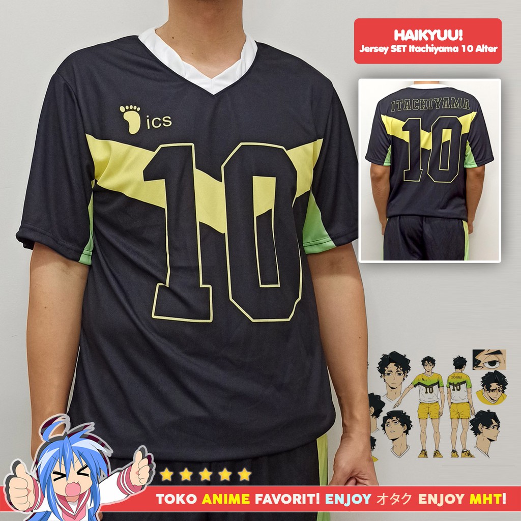 Haikyuu Itachiyama Jersey คอสเพลย์ชุดคอสตูมอนิเมะหมายเลข 10 - Sakusa Kiyoumi Alter | Shopee Thailand