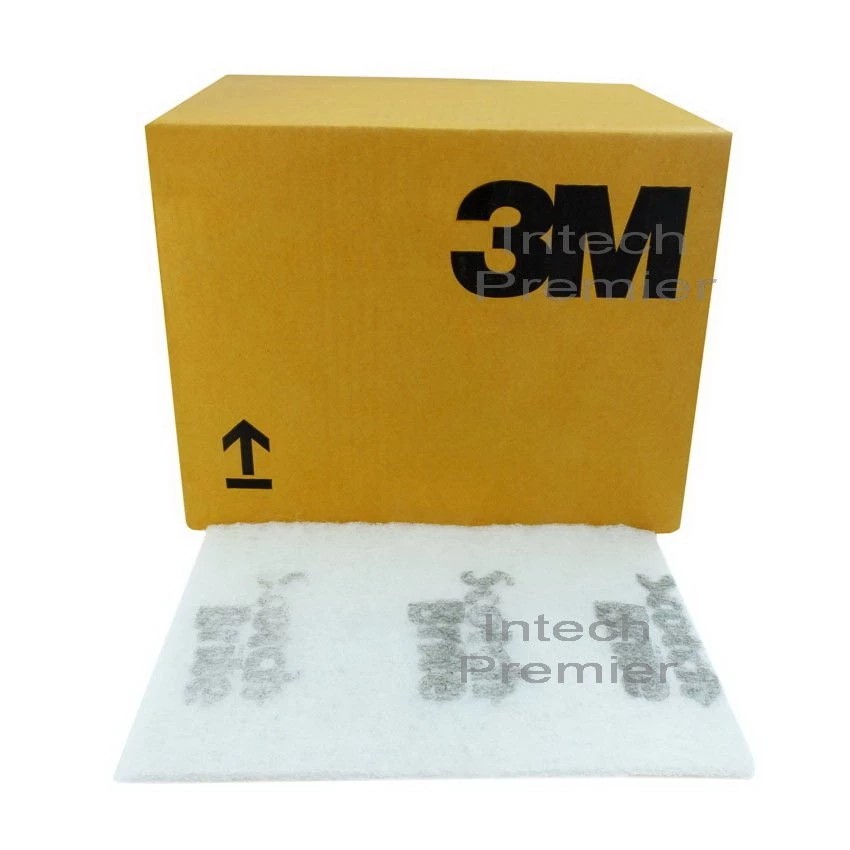 3M 7445 แผ่นใยขัดสก๊อตซ์-ไบรต์ สีขาว ขนาด 6 นิ้วx9 นิ้ว 20แผ่น | Shopee ...