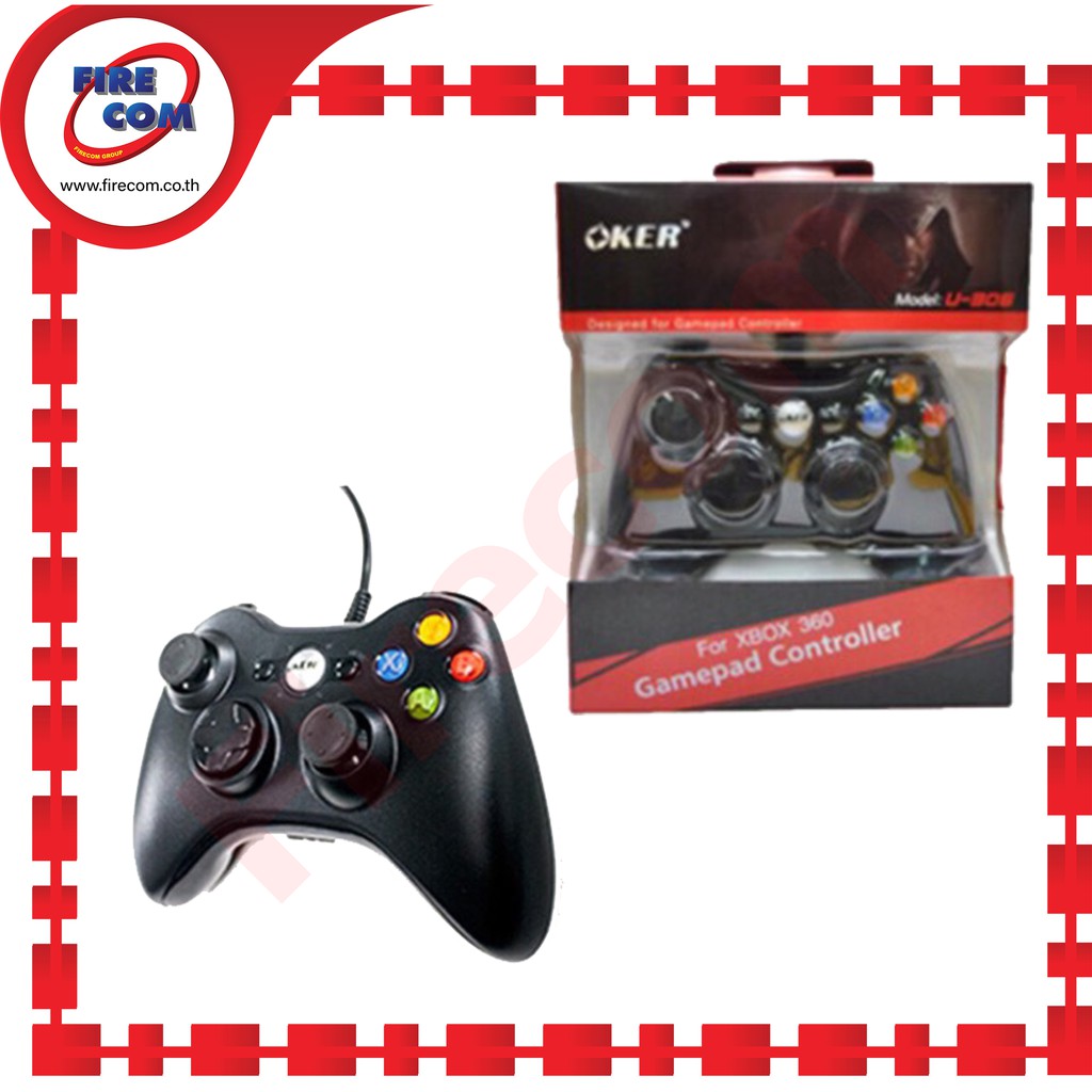 จอยเกมส์ JOY Oker U-306 Gamepad Controller For XBox360 สามารถออกใบกำกับ ...