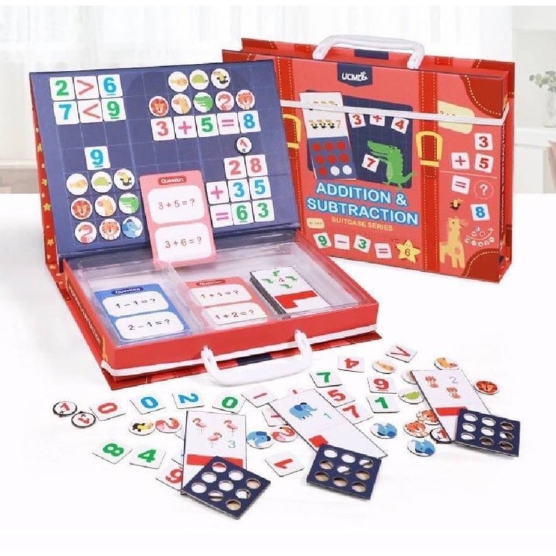 Magnetic Number Puzzle สอนคณิตศาสตร์ สำหรับเด็ก สื่อการเรียน | Shopee ...