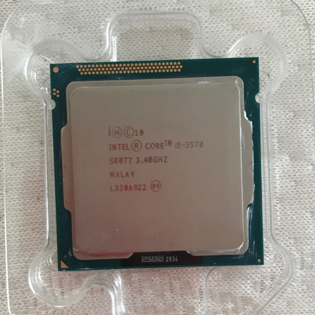 โปรเซสเซอร์ CPU i5-3570 Quad Core 3.4 GHz , Socket :LGA1155 | Shopee ...
