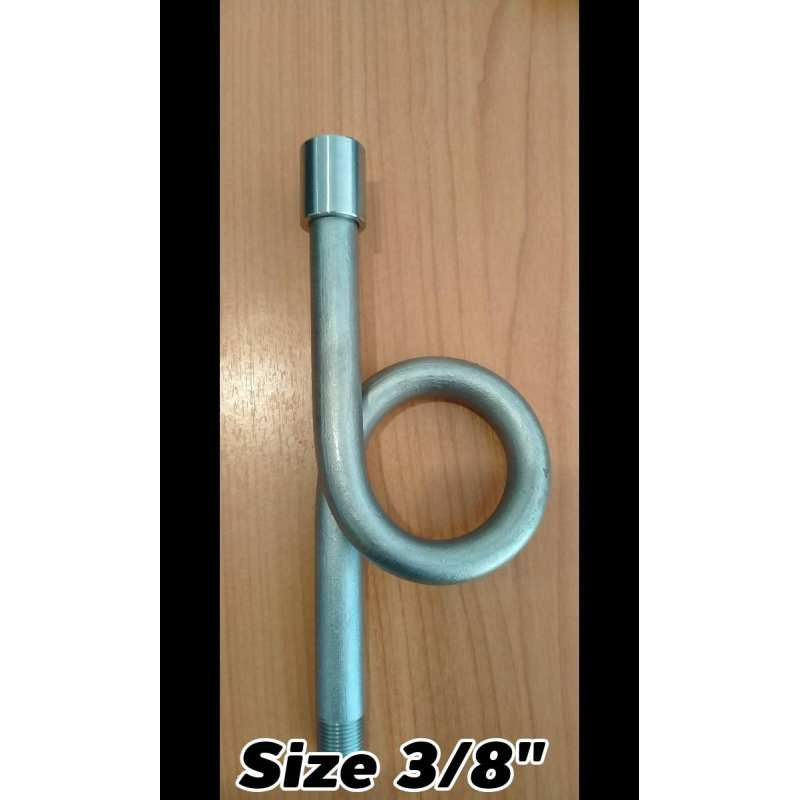 ไซฟอน ไส้ไก่ หางหมู Ring-syphon O-syphon 3/8" Stainless Steel | Shopee ...