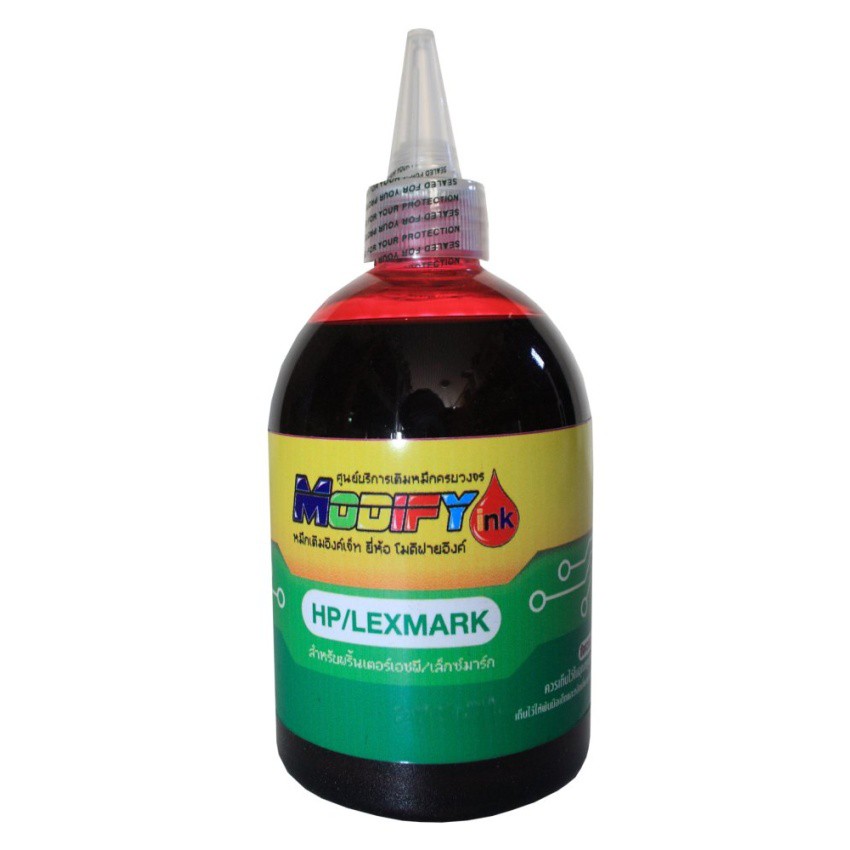 Modify ink หมึกเติม Tank สำหรับเครื่อง Hp ทุกรุ่น ขนาด 500ml(Magenta ...