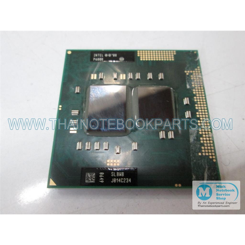 ซีพียู CPU Intel Pentium P6000 ความเร็ว 1.8GHz, L2 0.5MB, L3 3MB ...