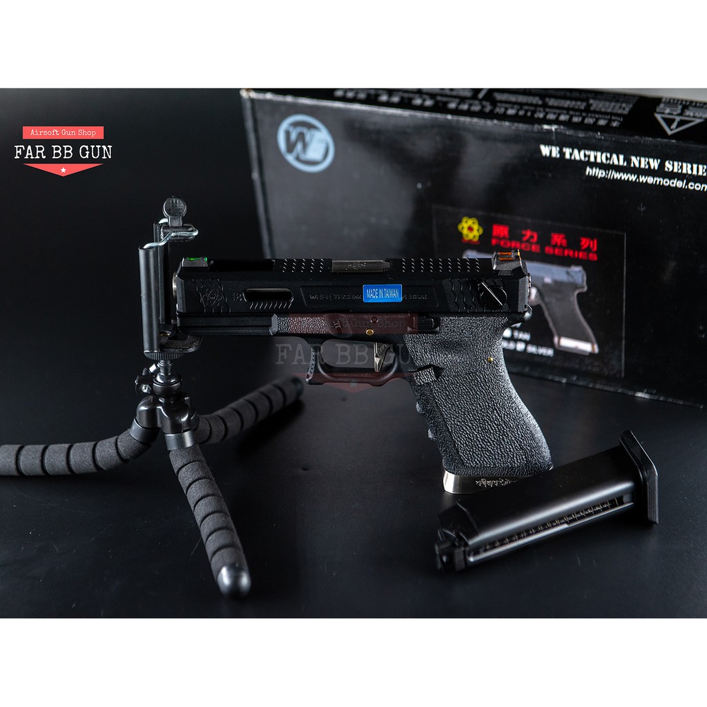 ของเล่น บีบี กัน WE G18 Custom (Full-Auto) สีดำ ระบบกรีนแ ก๊ส | Shopee ...