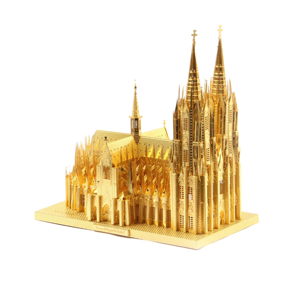 1:1200 3D Metal Art Sculpture Model Assembly Kits -Cologne Cathedral ...