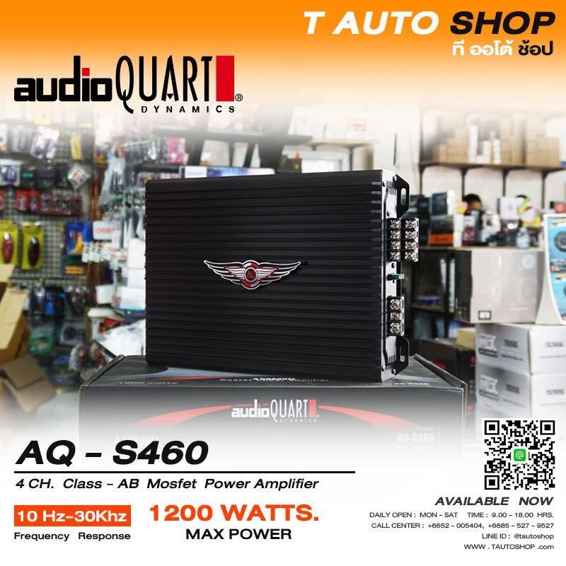 Audio Quart พาวเวอร์แอมป์ 4 CH. Class AB รุ่น AQ-S460 | Shopee Thailand