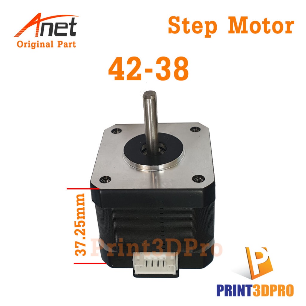 Anet Part Step Motor 42-38 For 3D Printer For ET4 Series , ET5 Series , Anet A8 , A8 Plus etc ...