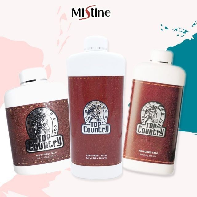 มิสทิน ท็อป คันทรี่ แป้งหอมโรยตัว 100/200/400/500/600 กรัม.Mistine Top Country Perfumed Talc 500 ...