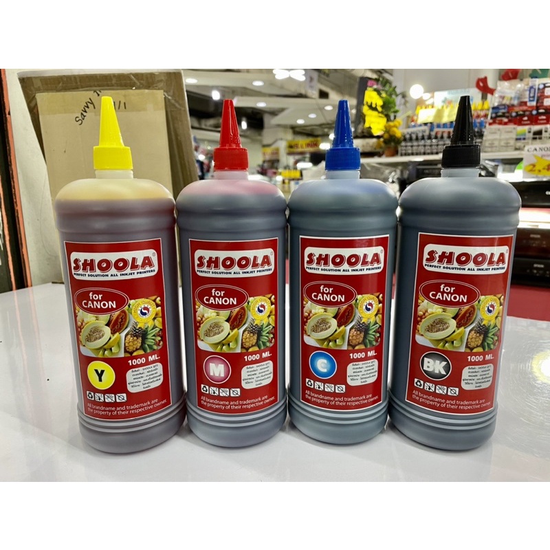 หมึกเติมCanonยี่ห้อShoola(ขนาด1,000ml.)ใช้ได้กับปริ๊นเตอร์อิงค์เจ็ท ...