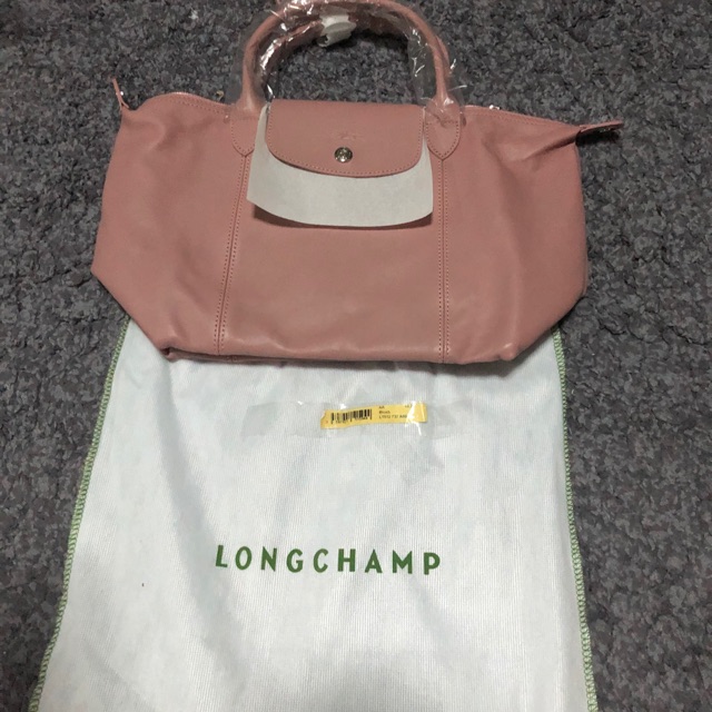 Longchamp สีชมพู หนังแกะ ขนาดS | Shopee Thailand