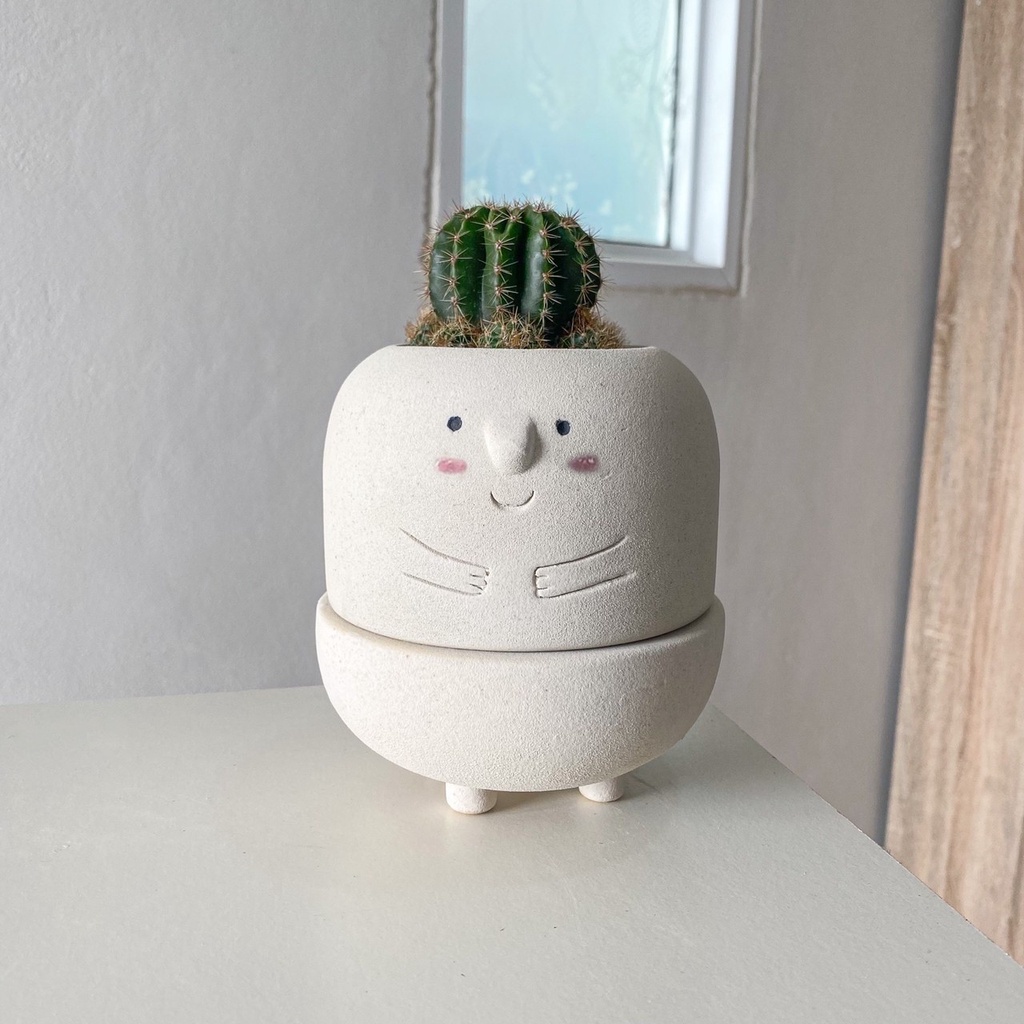 กระถางต้นไม้เซรามิก PP-02 | Shopee Thailand