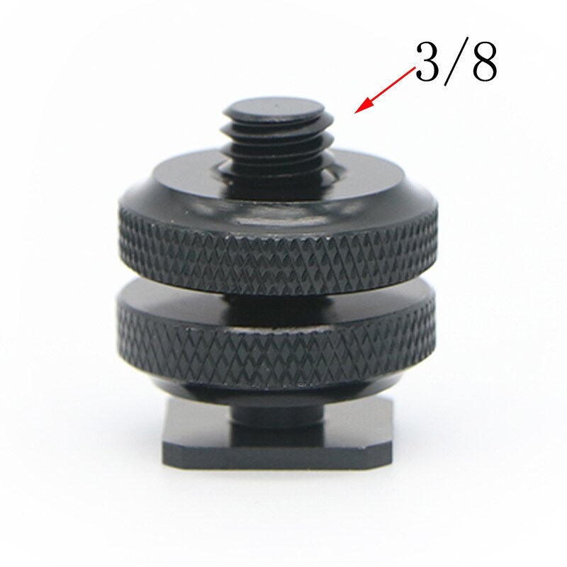 1/4" to 3/8" 5/8 Male to Female Double Layer Thread Screw Mount Adapter ...