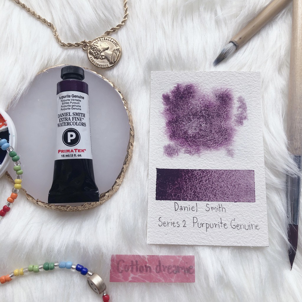 สีน้ำ Daniel Smith เกรดอาร์ตติส Series 2 สี Purpurite Genuine แบ่งขาย ...