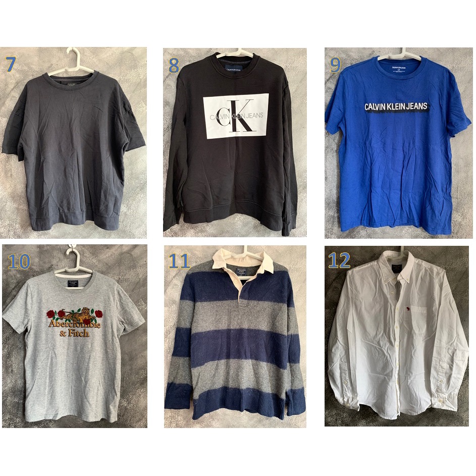 (มือ 2 ของแท้) Calvin Klein, Zara, Abercrombie & Fitch | Shopee Thailand