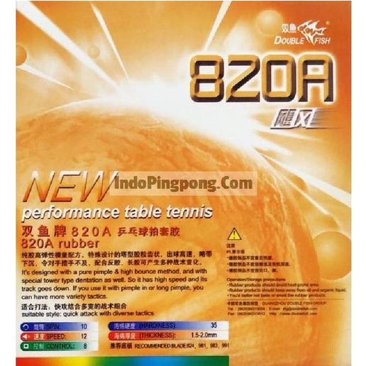 ยางเม็ดสั้น Double Fish 820A | Shopee Thailand