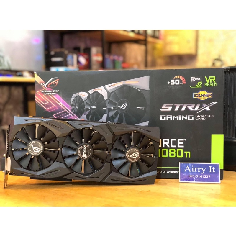 การ์ดจอ VGA Asus strix Gtx1080ti 11gb ddr5 8+8pin มือสอง | Shopee Thailand