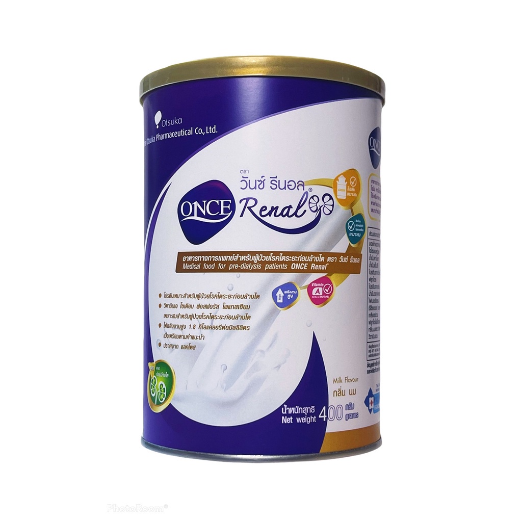 ONCE Renal วันซ์ รีนอล อาหารทางการแพทย์สําหรับผู้ป่วยโรคไตระยะก่อนล้าง ...