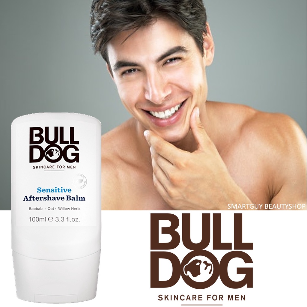 BullDog Sensitive After Shave Balm 100ml. ผลิตภัณฑ์ดูแลผิวหน้าหลังโกน ...