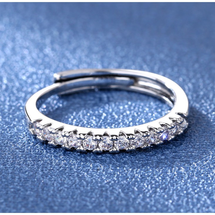 [ พร ้ อมใบรับรอง GRA ] แหวนเพชรครึ ่ งวงกลมรูปตัว C 925 เงิน 100 % | Shopee Thailand