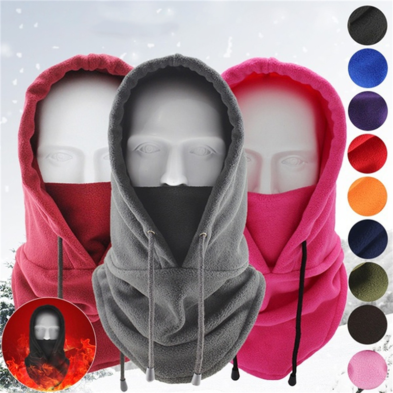 New Winter Windproof Face Mask Hat Face And Neck Warmer Fleece Hat ...