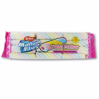 Erko MaLLow plus Twist Mallow 180g ทวิตเต็ด มาร์ชแมลโลว์ สายรุ้ง สตรอเ ...