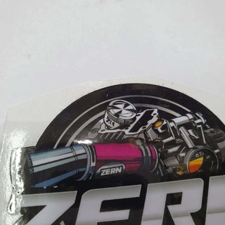 สติ๊กเกอร์ สติ๊กเกอร์ติดรถ ช่างเซิน ZERN RACING V.1 รูปท่อสีชมพู ...