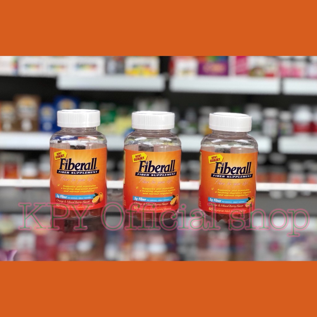 Fiberall gummy 60's ไฟเบอร์ | Shopee Thailand
