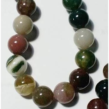 หินหยก 5 สี (Five Colors Jade) ขนาด 8 mm. 12 เม็ด | Shopee Thailand