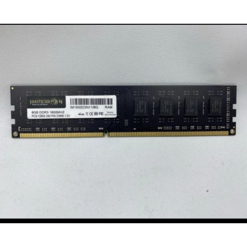 DDR3 8GB IMPERION PC 12800 | Shopee Thailand