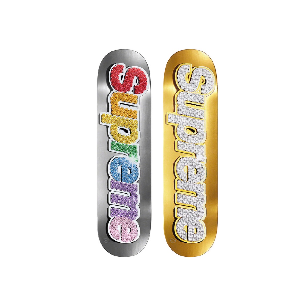 Supreme Bling Box Logo Skateboard (Set) | Shopee Thailand