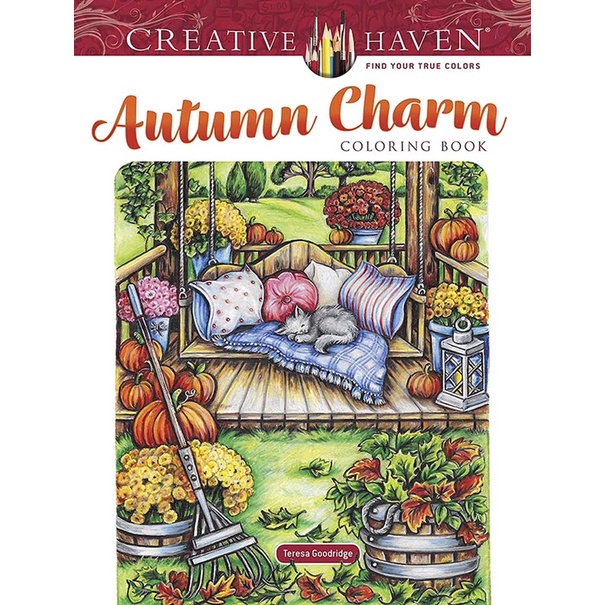 Creative Haven Autumn Charm Coloring Book (Creative Haven Coloring ...