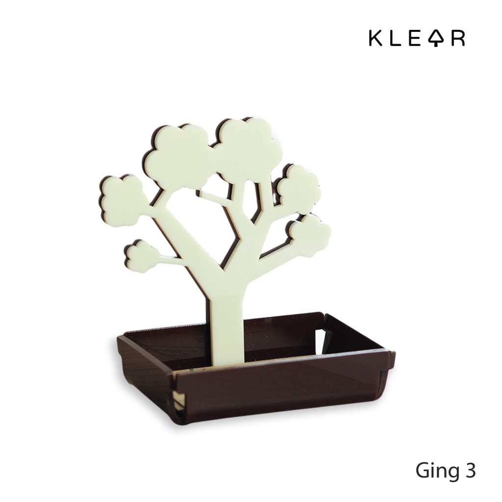 KLEAR Ging3 Name card&Photo holder กล่องใส่นามบัตร วางรูปภาพ เก็บโปสการ์ด ของใช้บนโต๊ะทำงาน อะคร ...