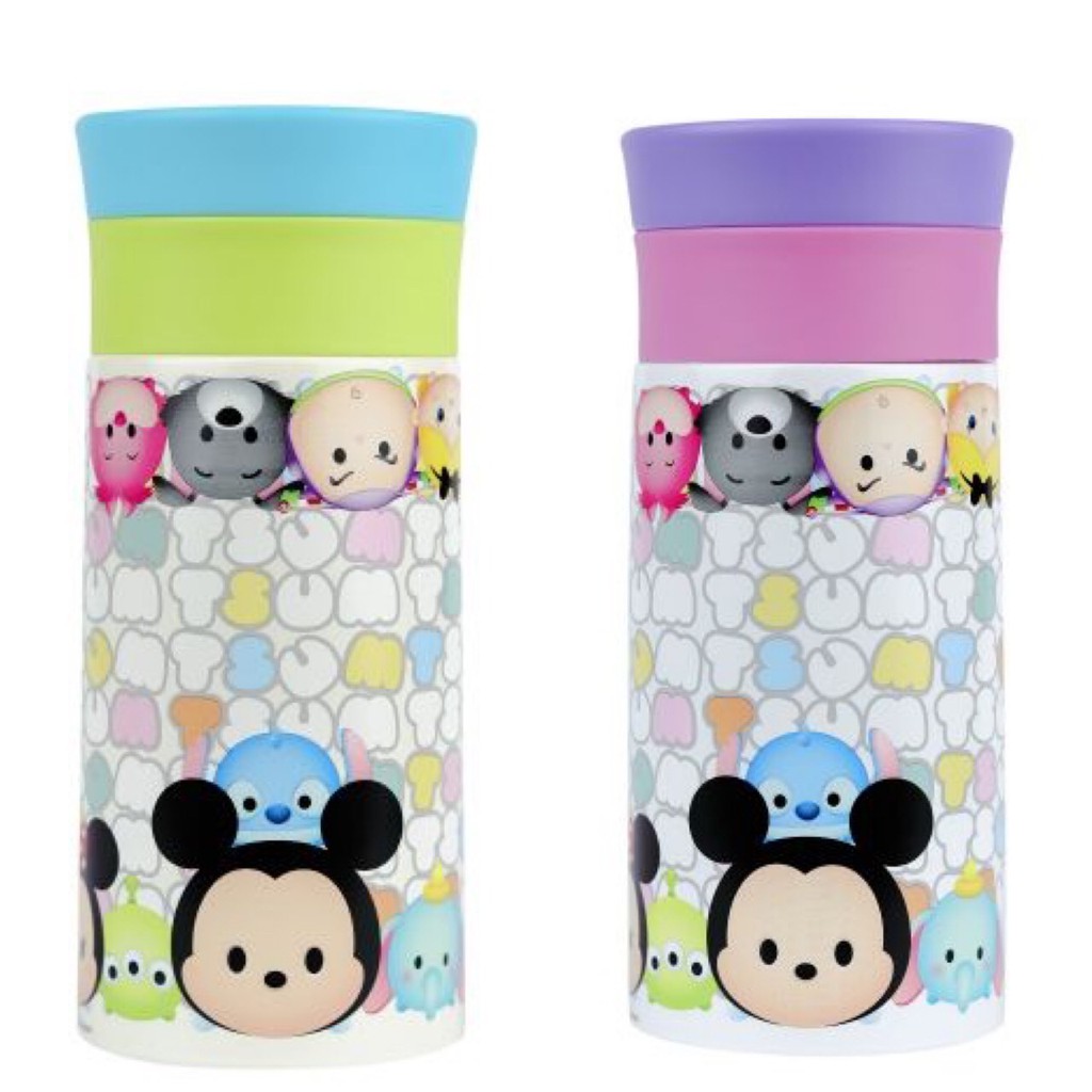 *พร้อมส่ง* Super Lock ขวดน้ำสแตนเลส มี 2 ขนาด 2 สี ลายดิสนีย์ Tsum Tsum ...