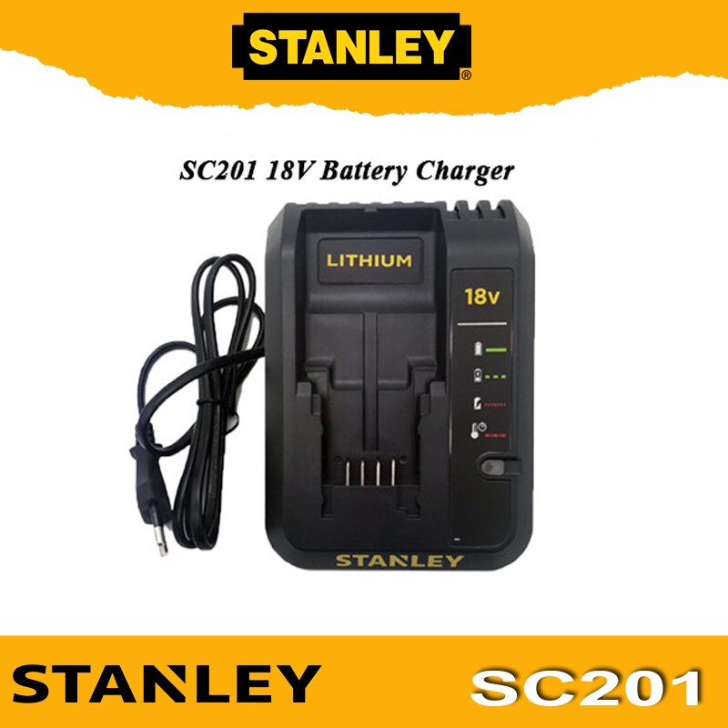 STANLEY SC201 18V หรือ 20Vmax แท่นชาร์จ | Shopee Thailand