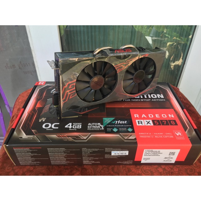ASUS Radeon OC Rx 570 4GB | Shopee Thailand