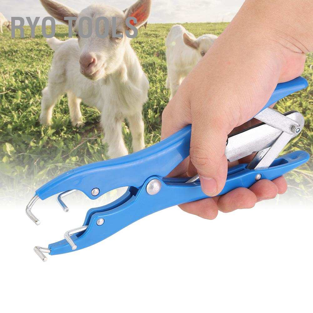 Ryo Tools Farm Animal Pig Cattle Sheep Tail Docking Clamp Bloodless Castration Pliers Device ...